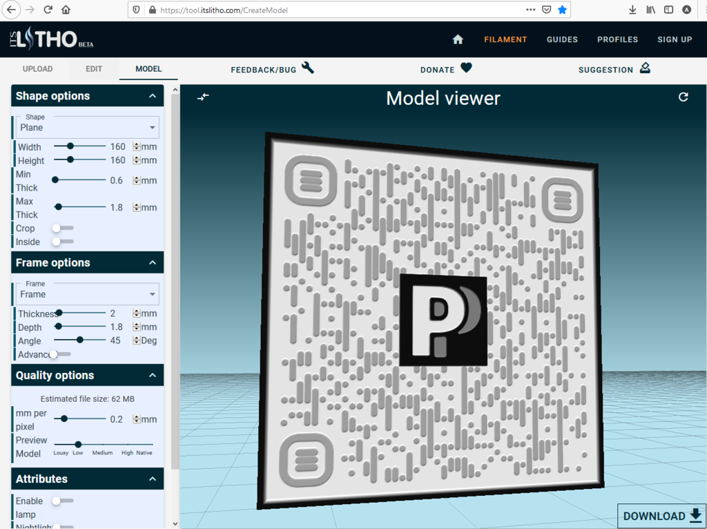 Бесплатный STL файл Ultimate QR Code 🧑‍💻・Модель 3D-принтера для ...