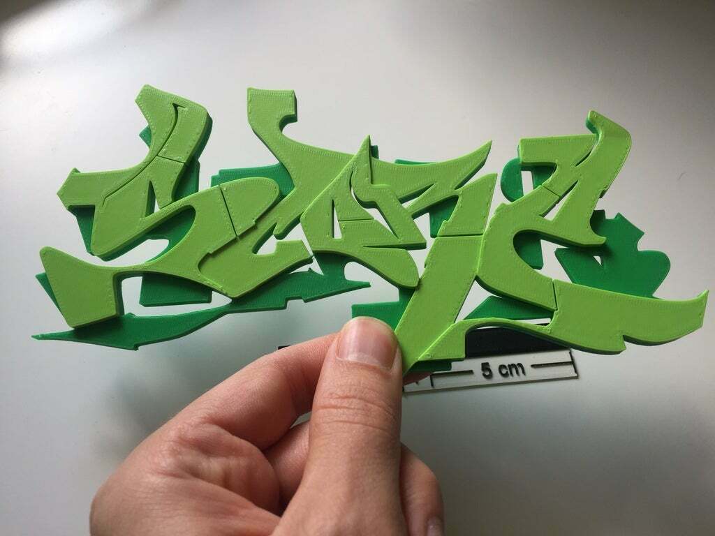 Free STL file "Score" No.2 - by Causeturk - Graffiti・3D printable model ...