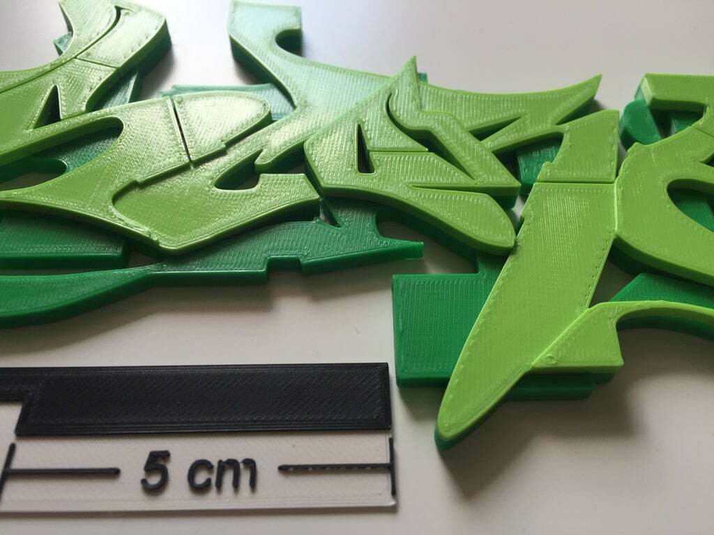 Free STL file "Score" No.2 - by Causeturk - Graffiti・3D printable model ...