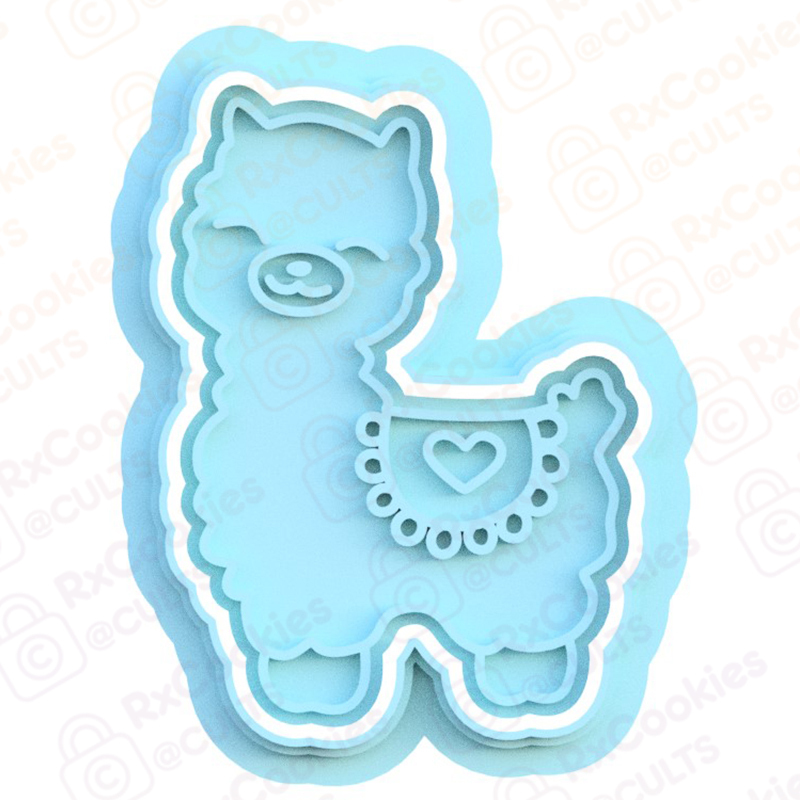 STL file Lama cookie cutter・3D print model to download・Cults