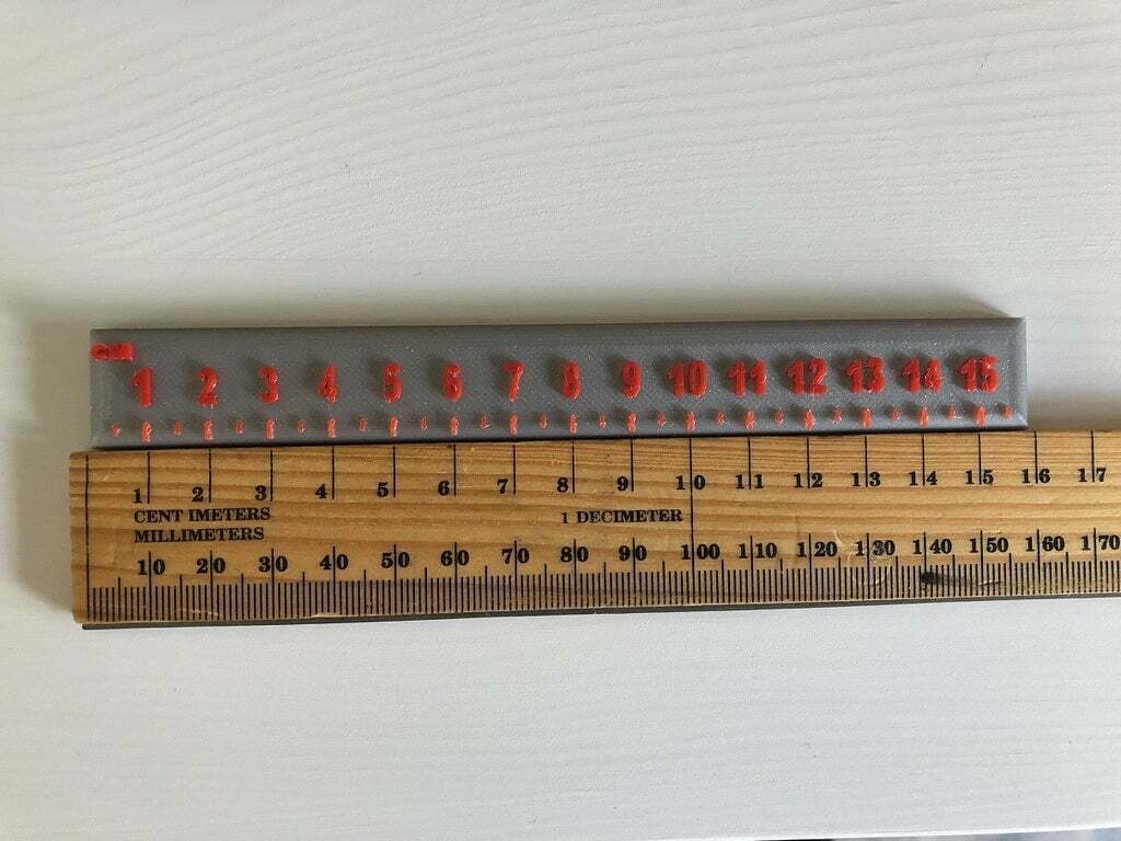 Free STL file Ruler 📏・3D print design to download・Cults