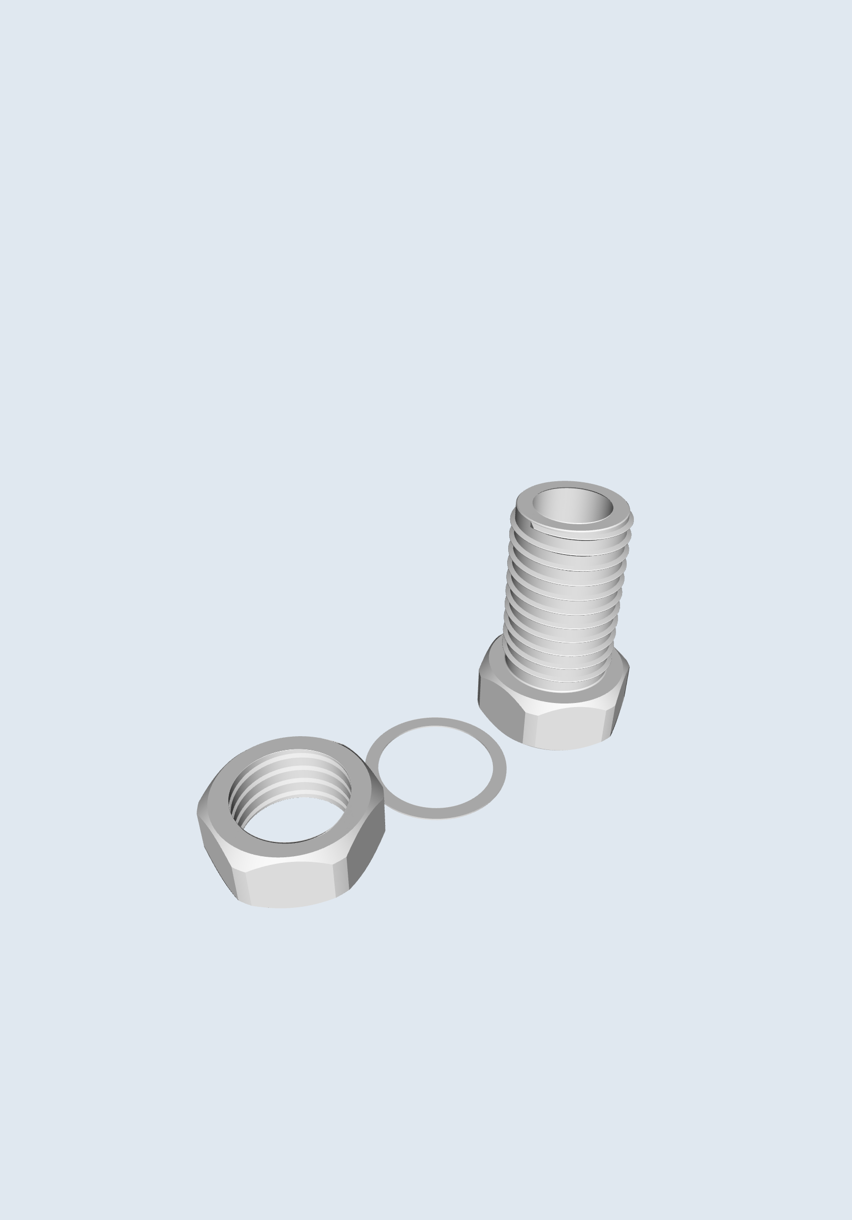 Free STL file Nut and Bolt・3D printer model to download・Cults