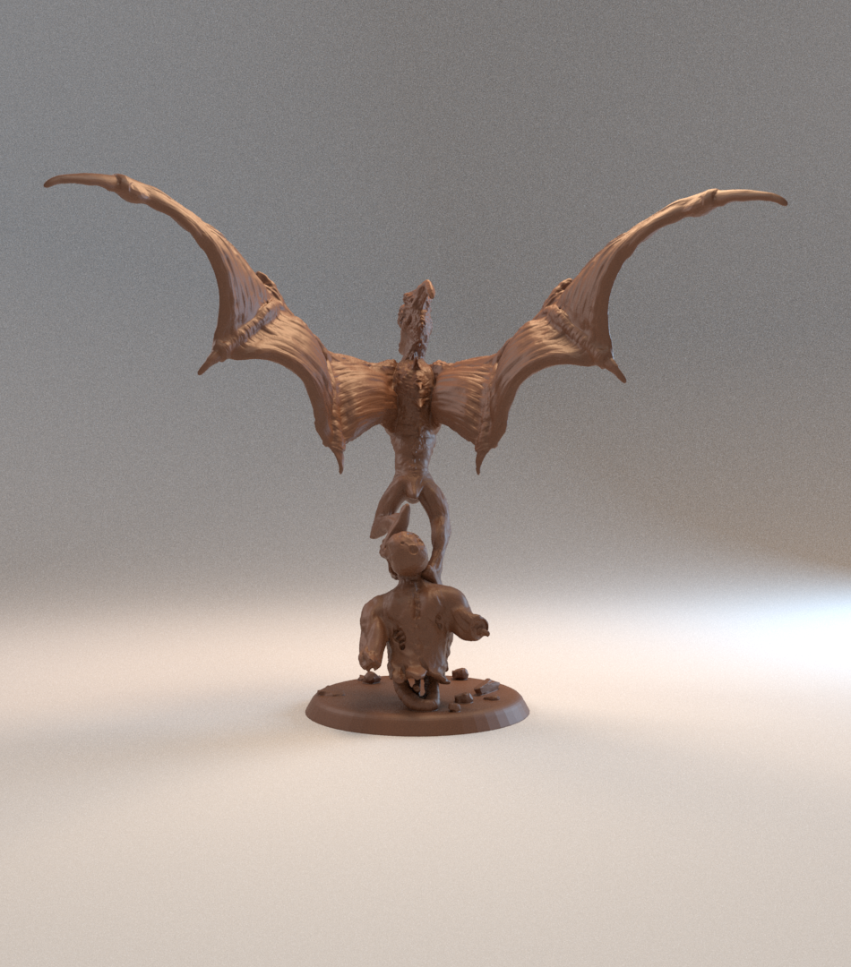 STL file Pterafolk - 03 🦖・3D printing template to download・Cults