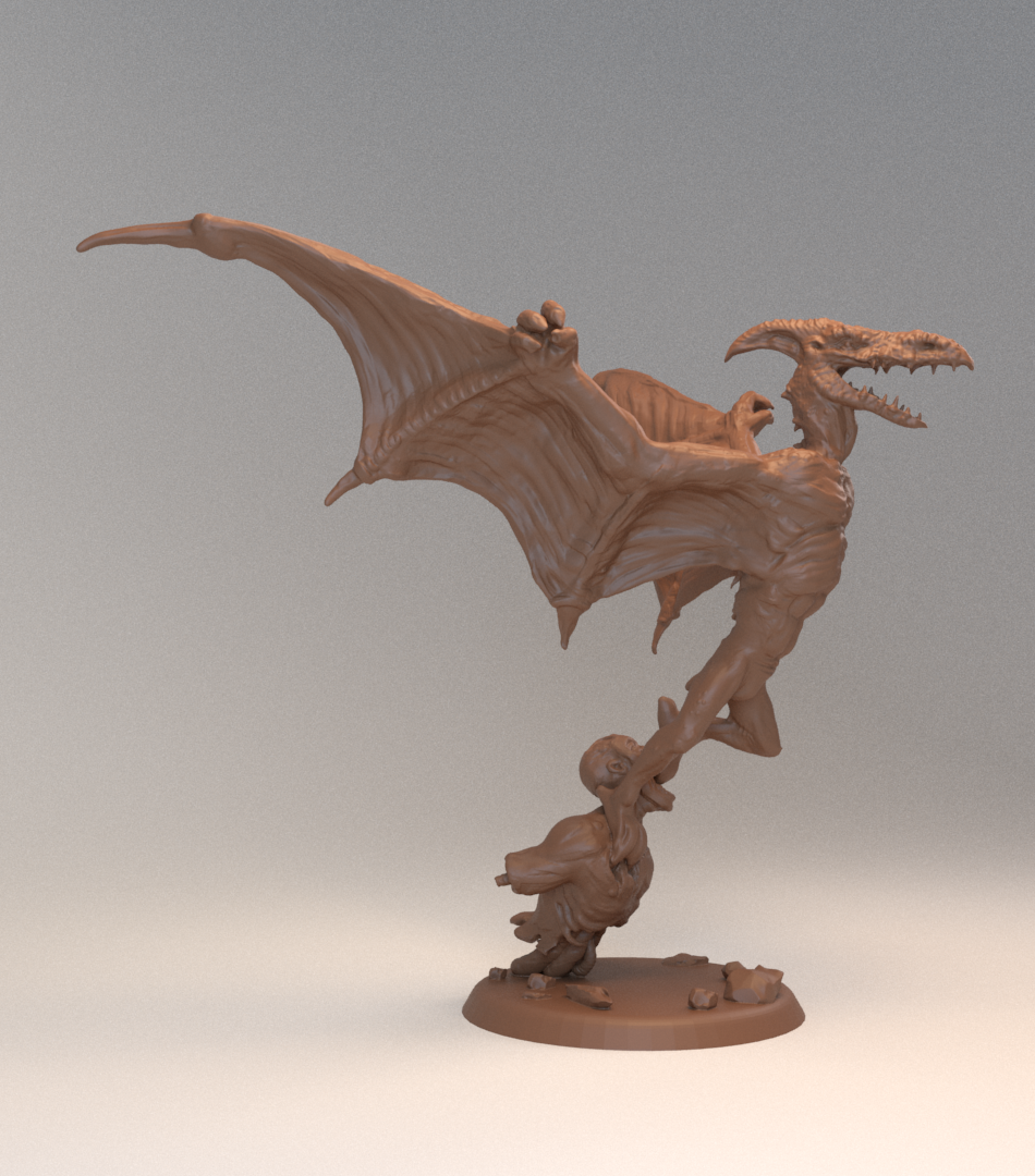 STL file Pterafolk - 03 🦖・3D printing template to download・Cults