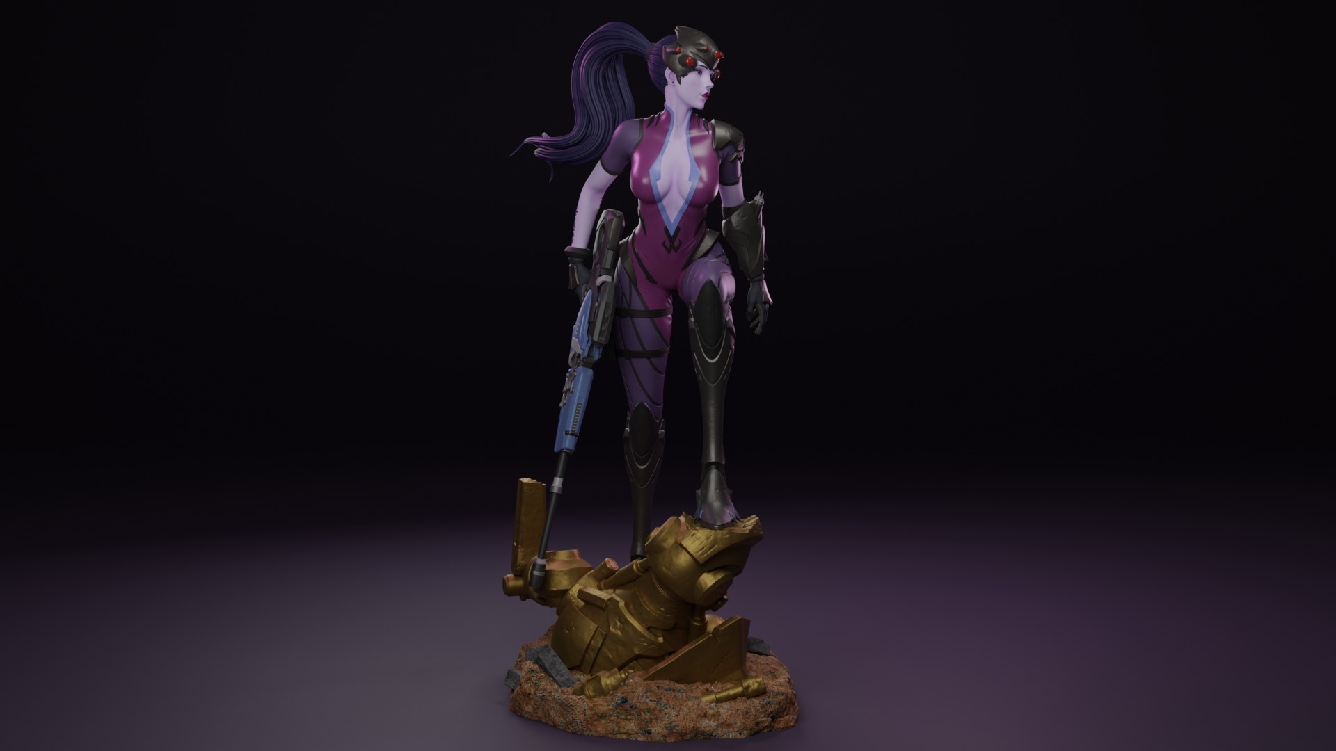 3D file Overwatch - Widowmaker 🔫・Template to download and 3D print・Cults