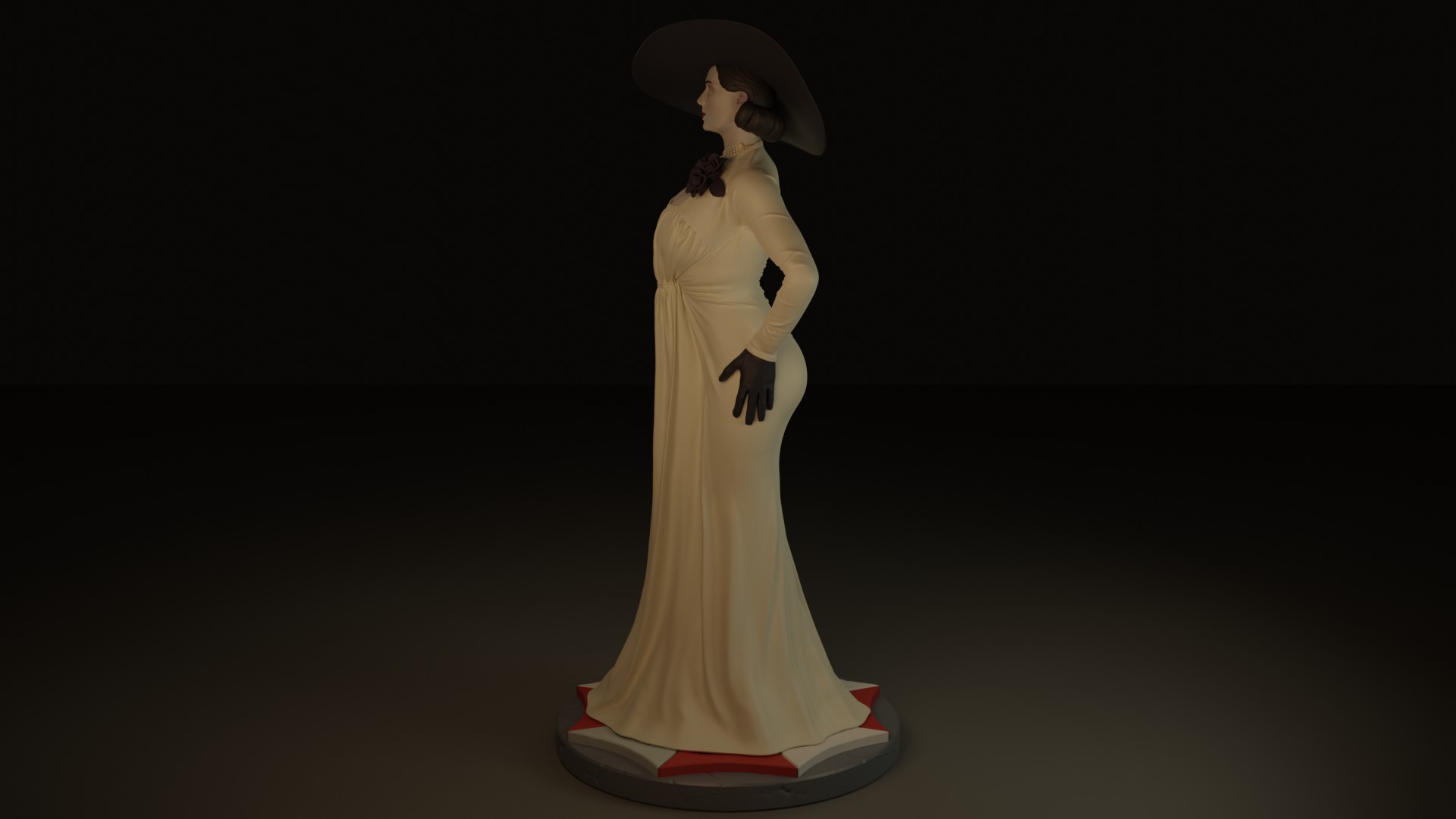 3D file Lady Dimitrescu 🧛・Model to download and 3D print・Cults