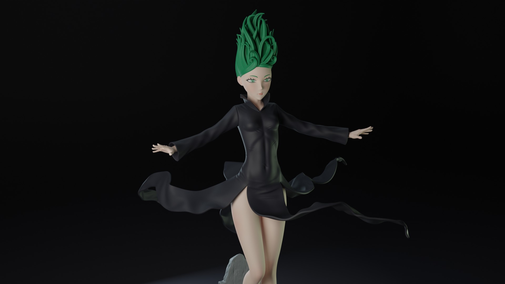 3D file One Punch Man - Tatsumaki 👊・3D printing template to download・Cults