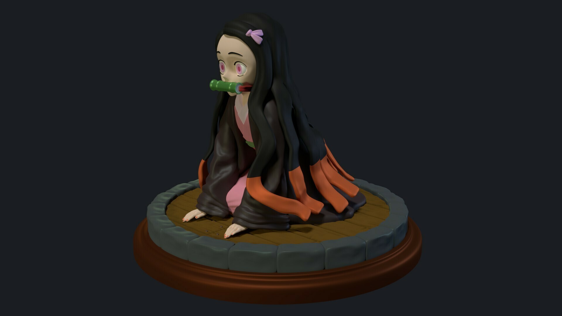 3D file Kamado Nezuko - Child・3D printable model to download・Cults