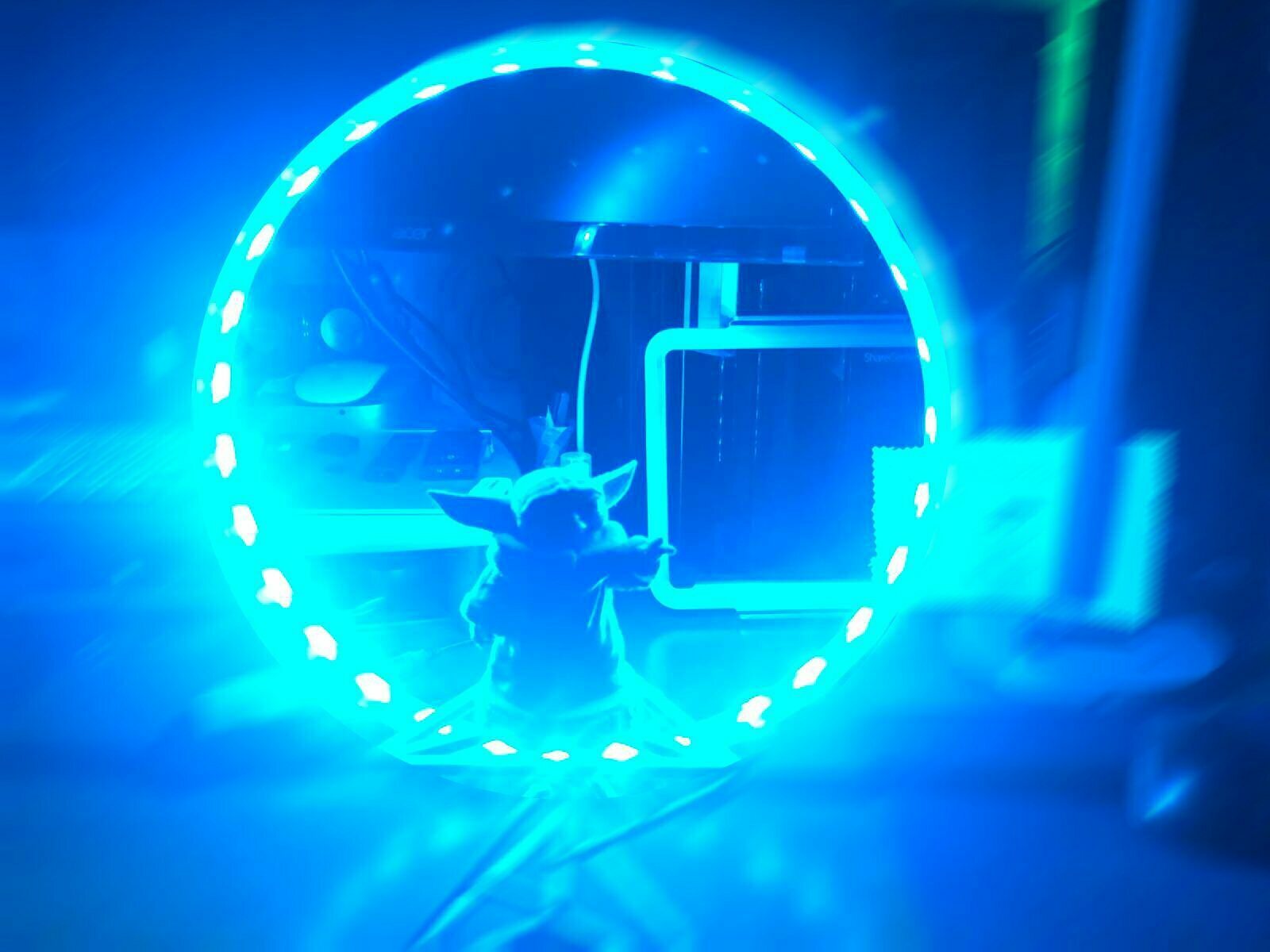 Free STL file Slimmer Circle Lamp - 100cm and 50cm led strip 🟣・3D ...