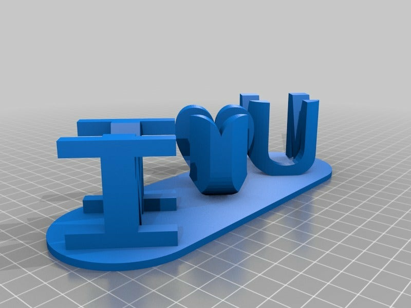 Free STL file Customizable Triple Letter Blocks Illusion 🎨・Model to ...