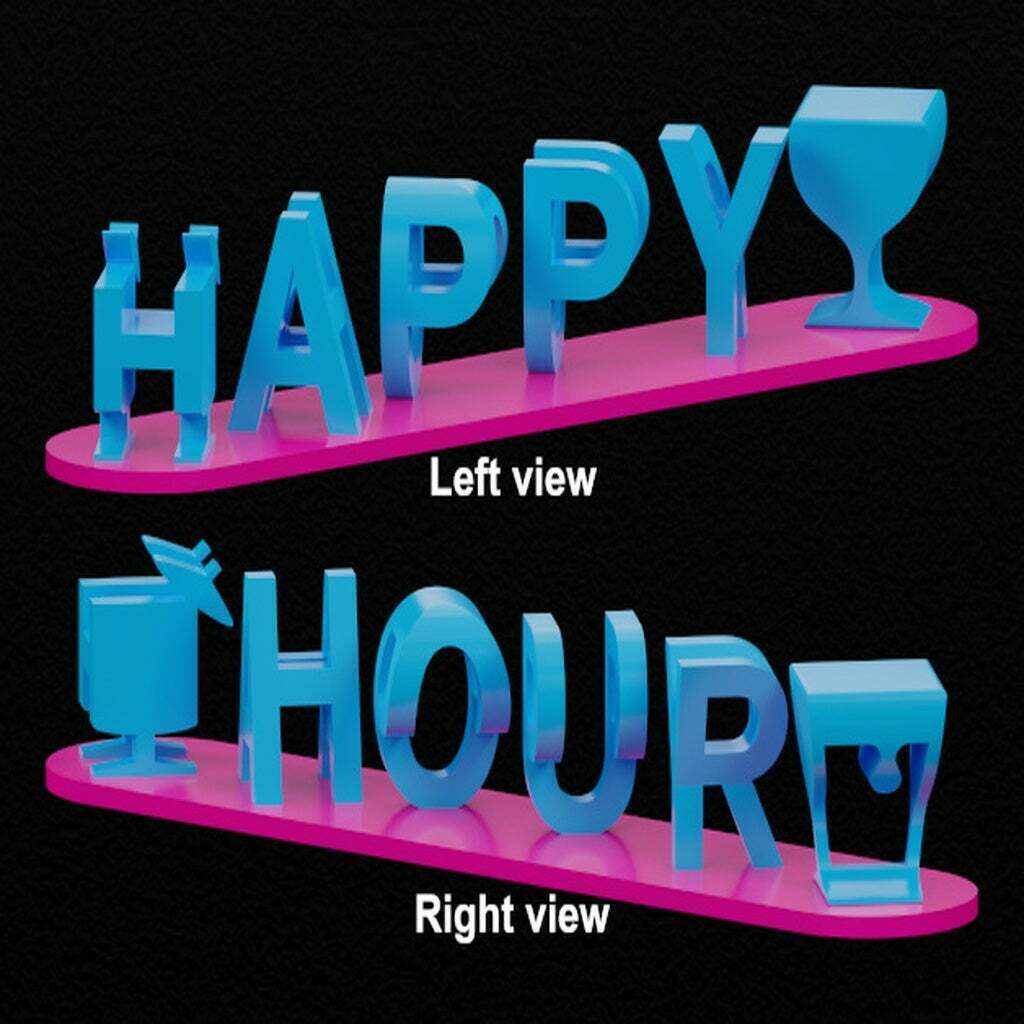Free STL file Dual Letter Blocks Illusion Customizer 🎄・Object to ...