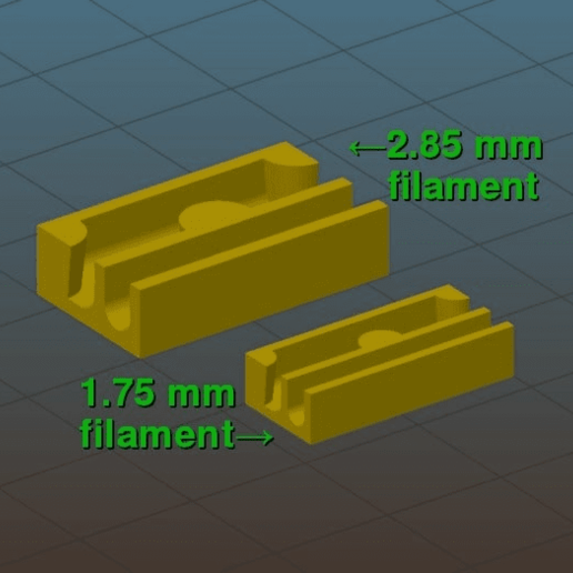 Download free SCAD file THE BEST Filament Clip • 3D printer template ...