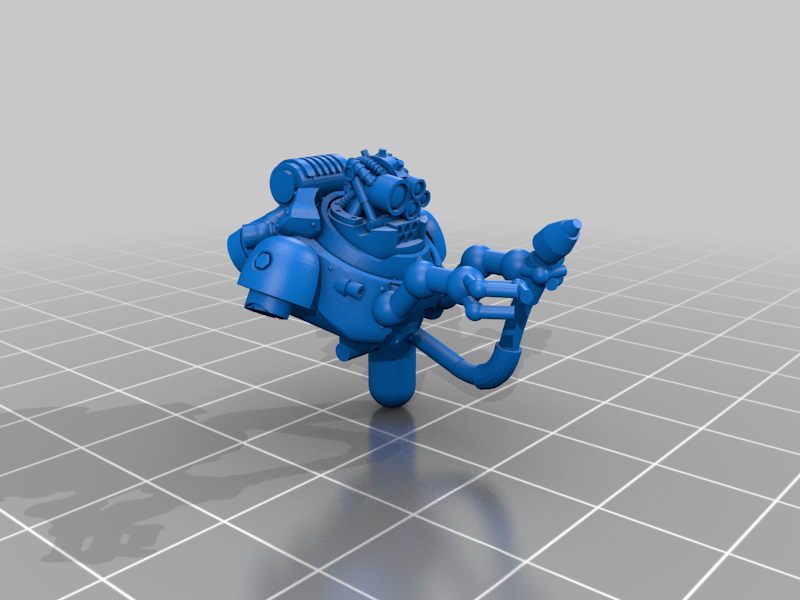 Free 3D file Hovering space dwarf robot・3D print design to download・Cults