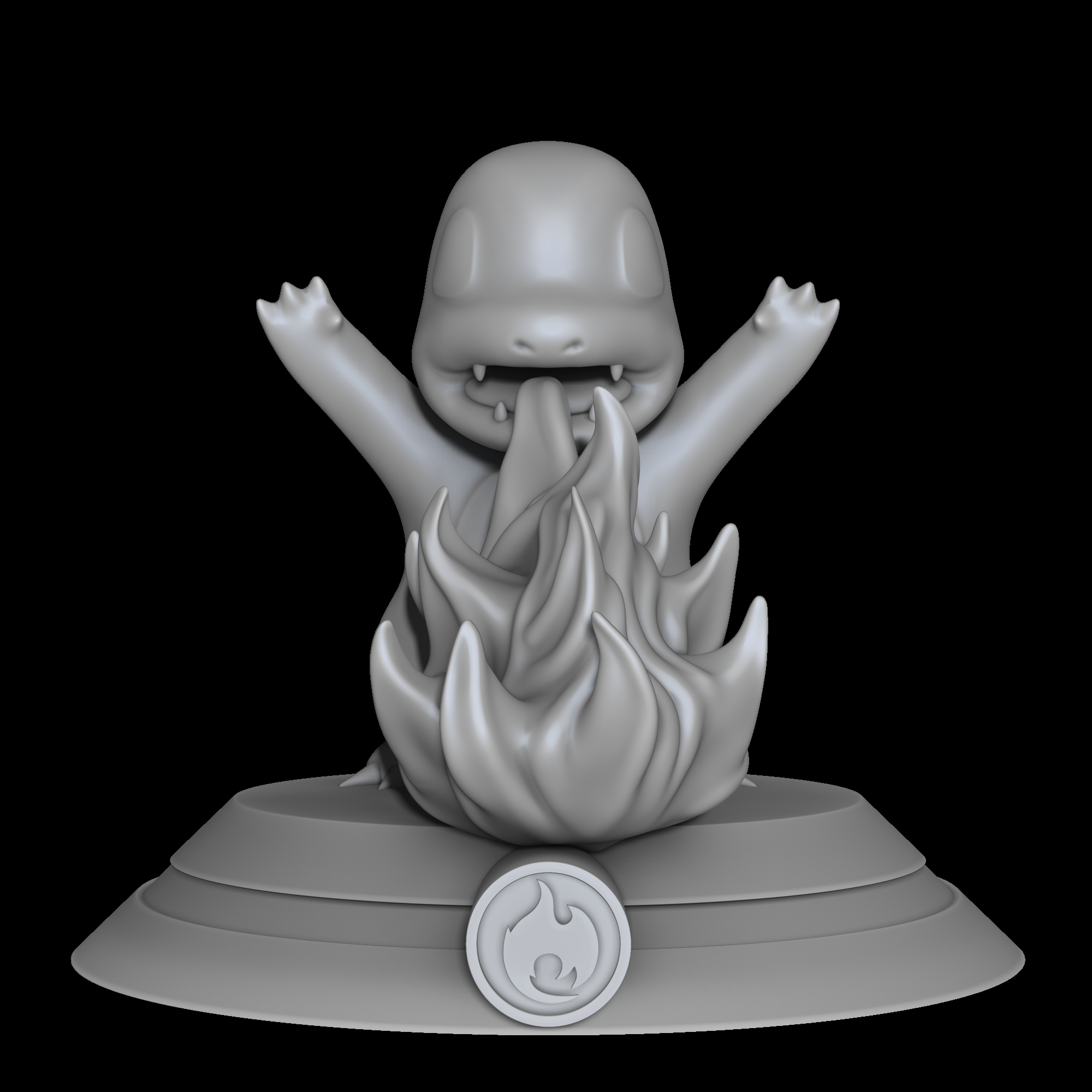 3D file Charmander - Pokemon・3D printer model to download・Cults