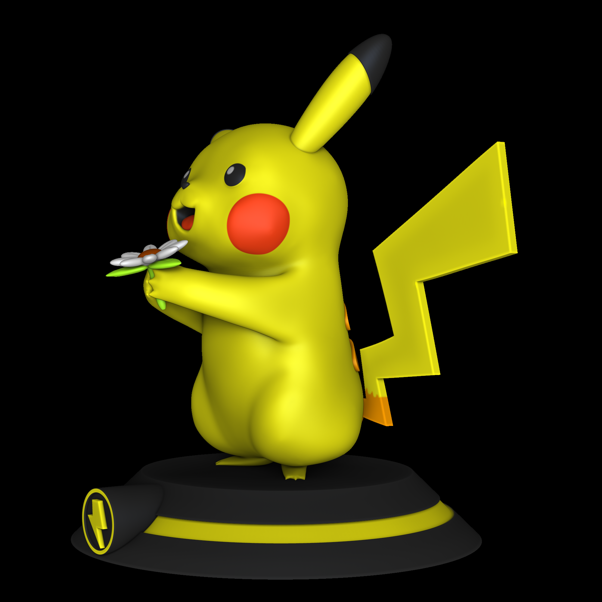 3D file Pikachu - Pokémon・3D printable model to download・Cults