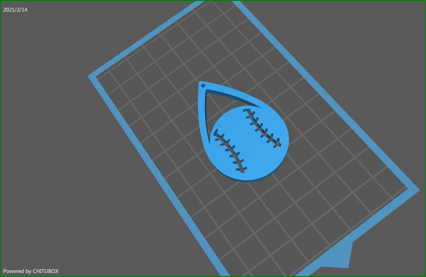 STL file baseball earrings 3 ⚾・3D print design to download・Cults