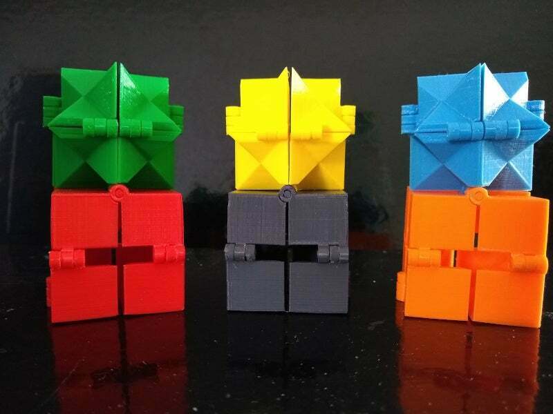 Free STL file Double Yoshimoto Star-Cube・3D print design to download・Cults