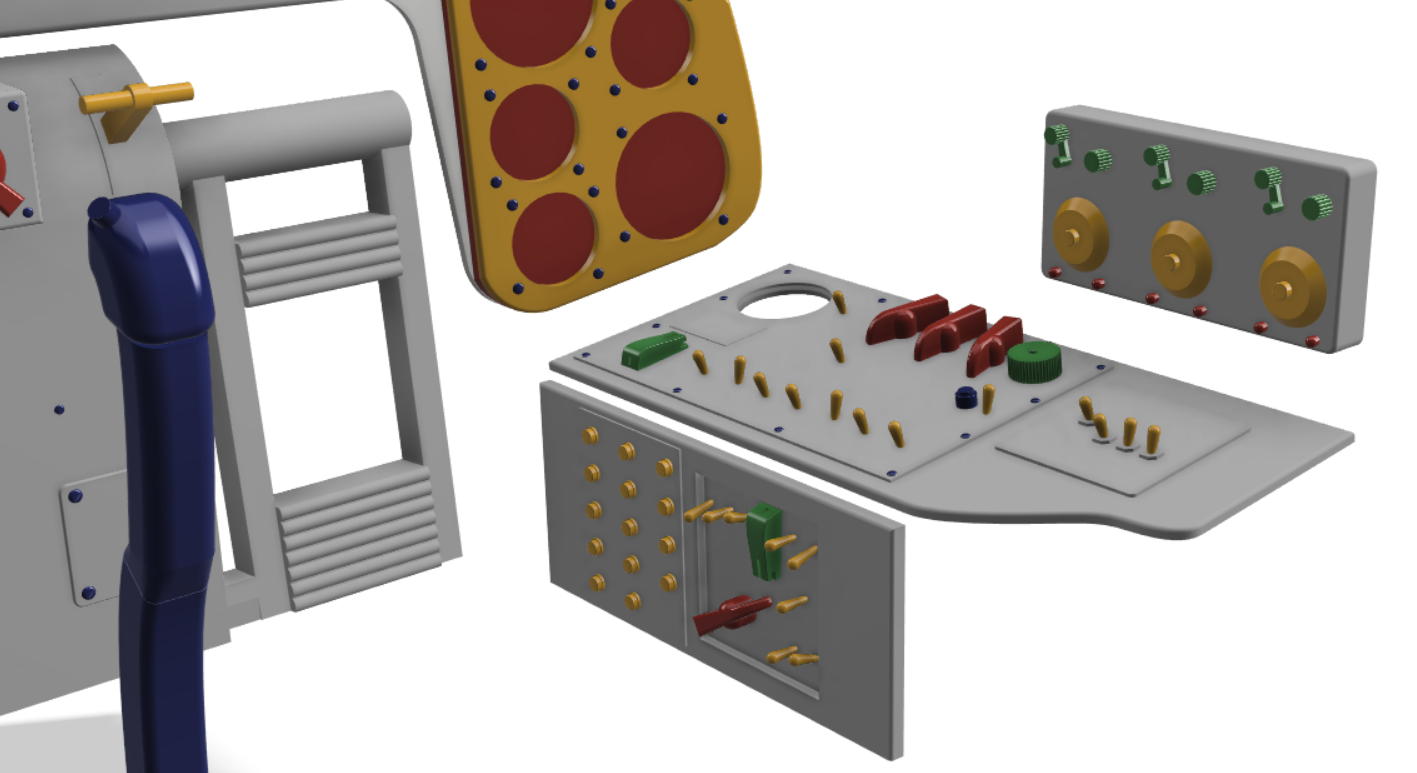 STL file Scale instrument panel for Grumman F6F Hellcat 🎨・3D printable ...