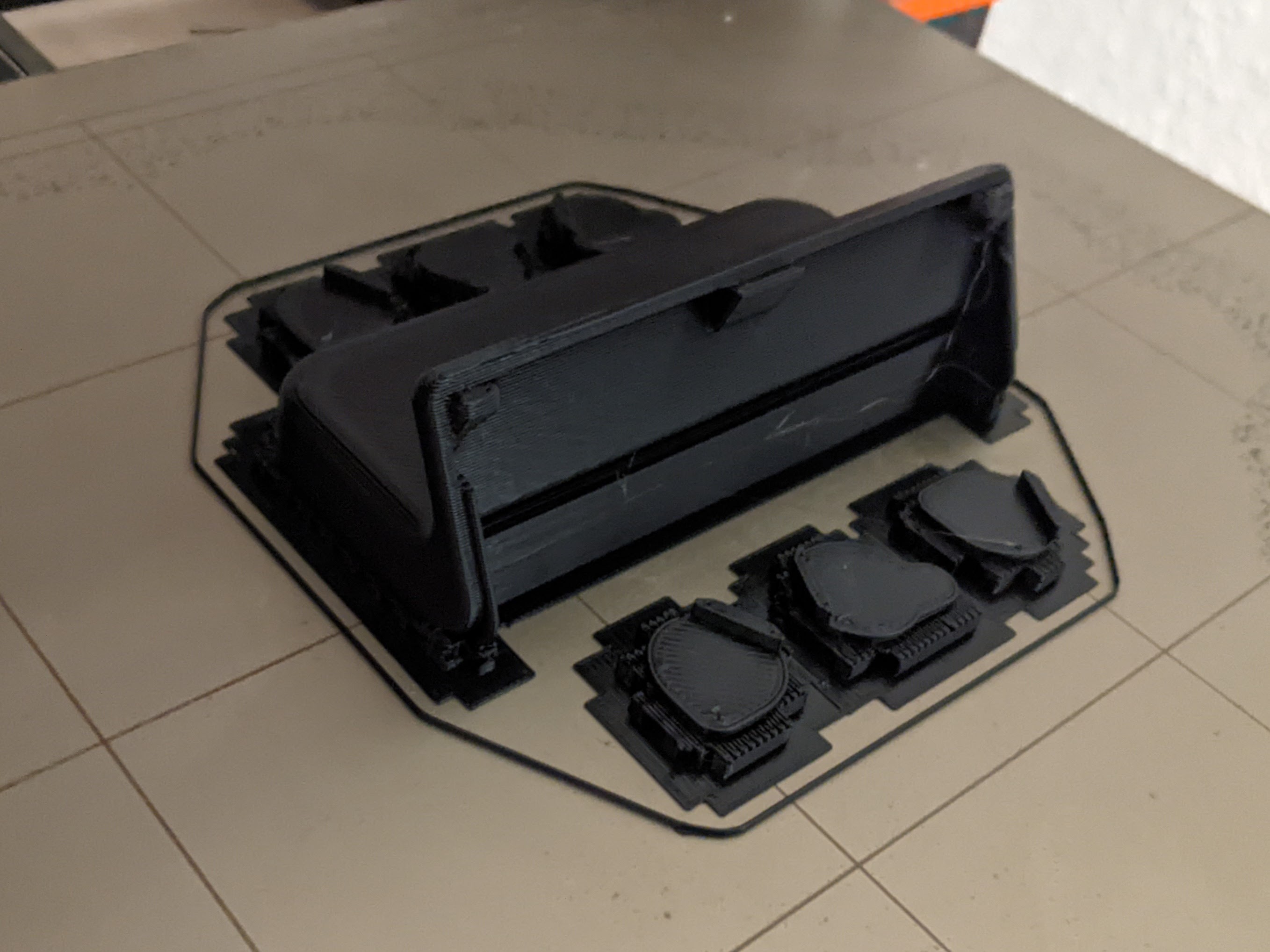 STL file Desktop Case (H2 *skull dots*) for *pimoroni Display HAT Mini ...