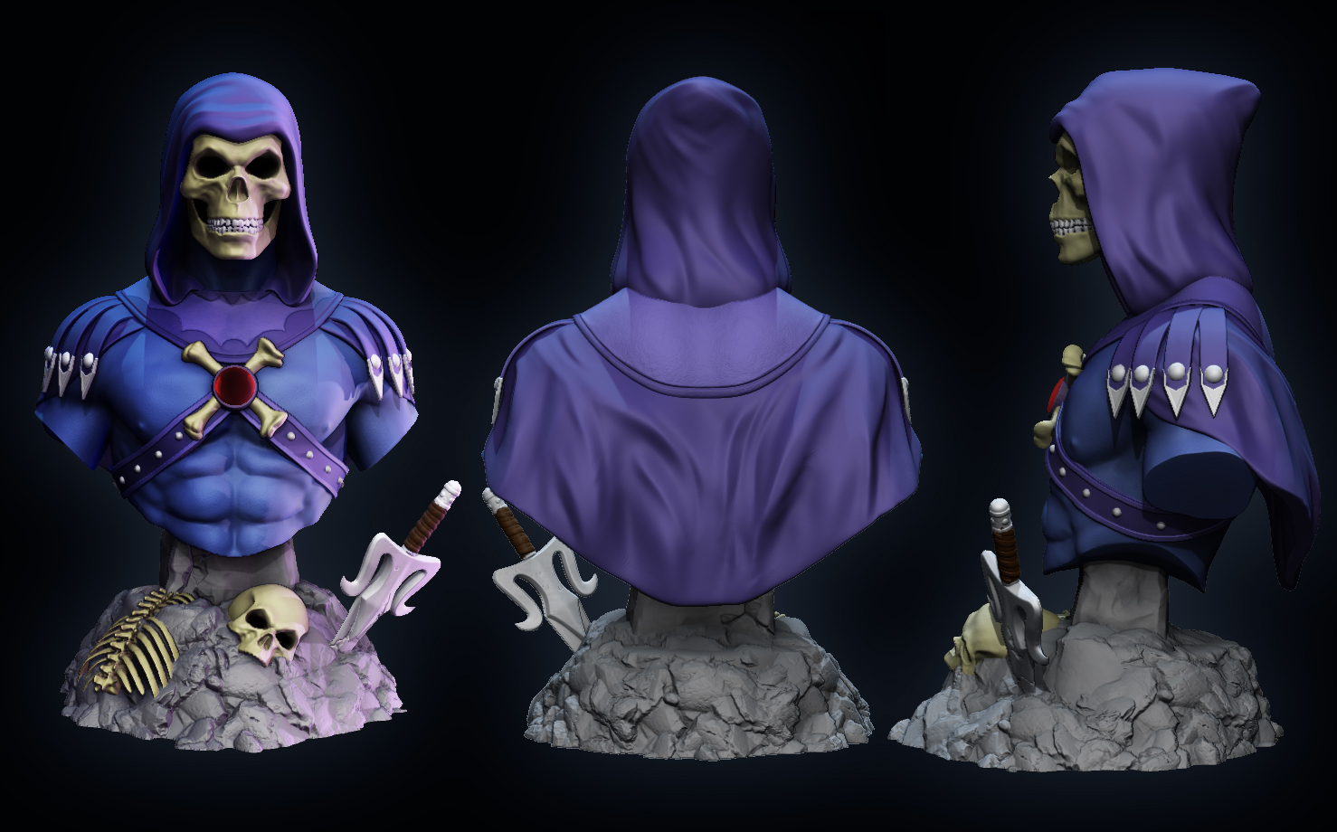 STL file Skeletor・Design to download and 3D print・Cults