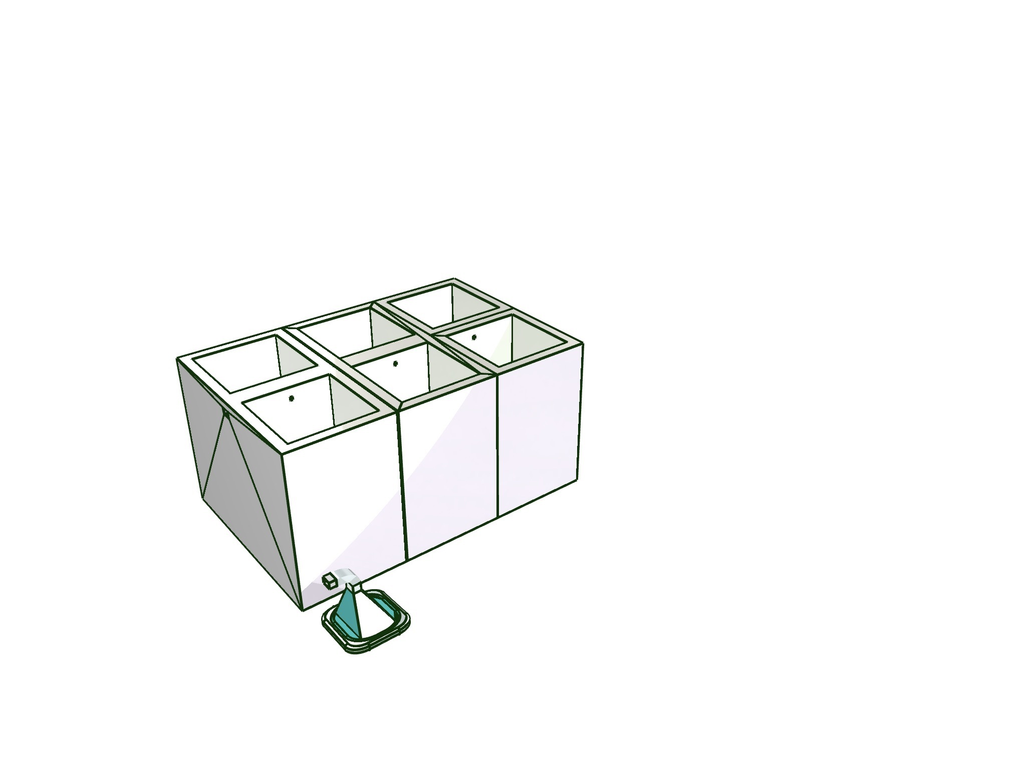 3D file Irrigated Planter・Design to download and 3D print・Cults