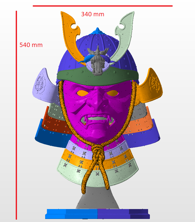 STL file Samurai Kabuto Helmet Japanese Warior 3D print model 🗡️・3D ...