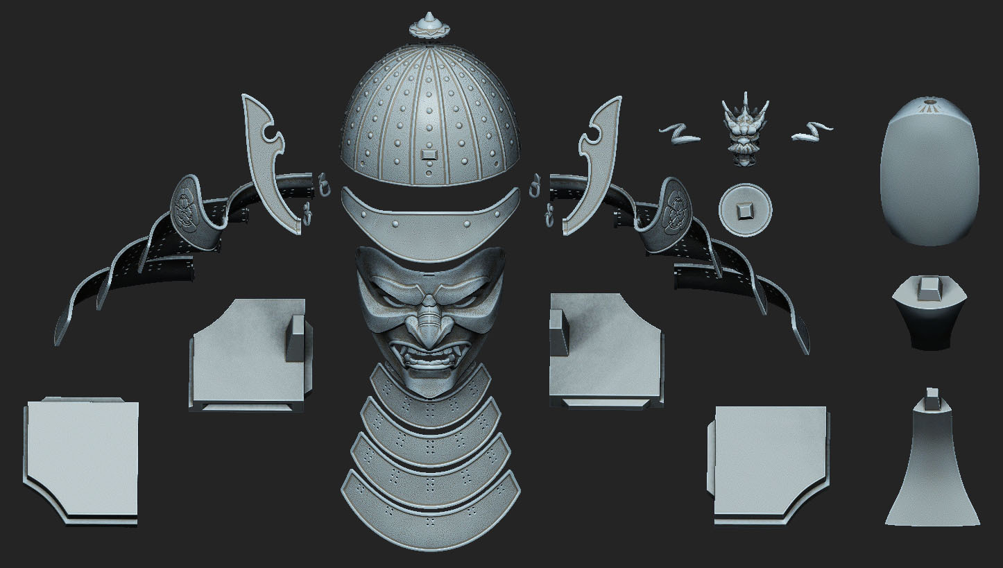 STL file Samurai Kabuto Helmet Japanese Warior 3D print model 🗡️・3D ...