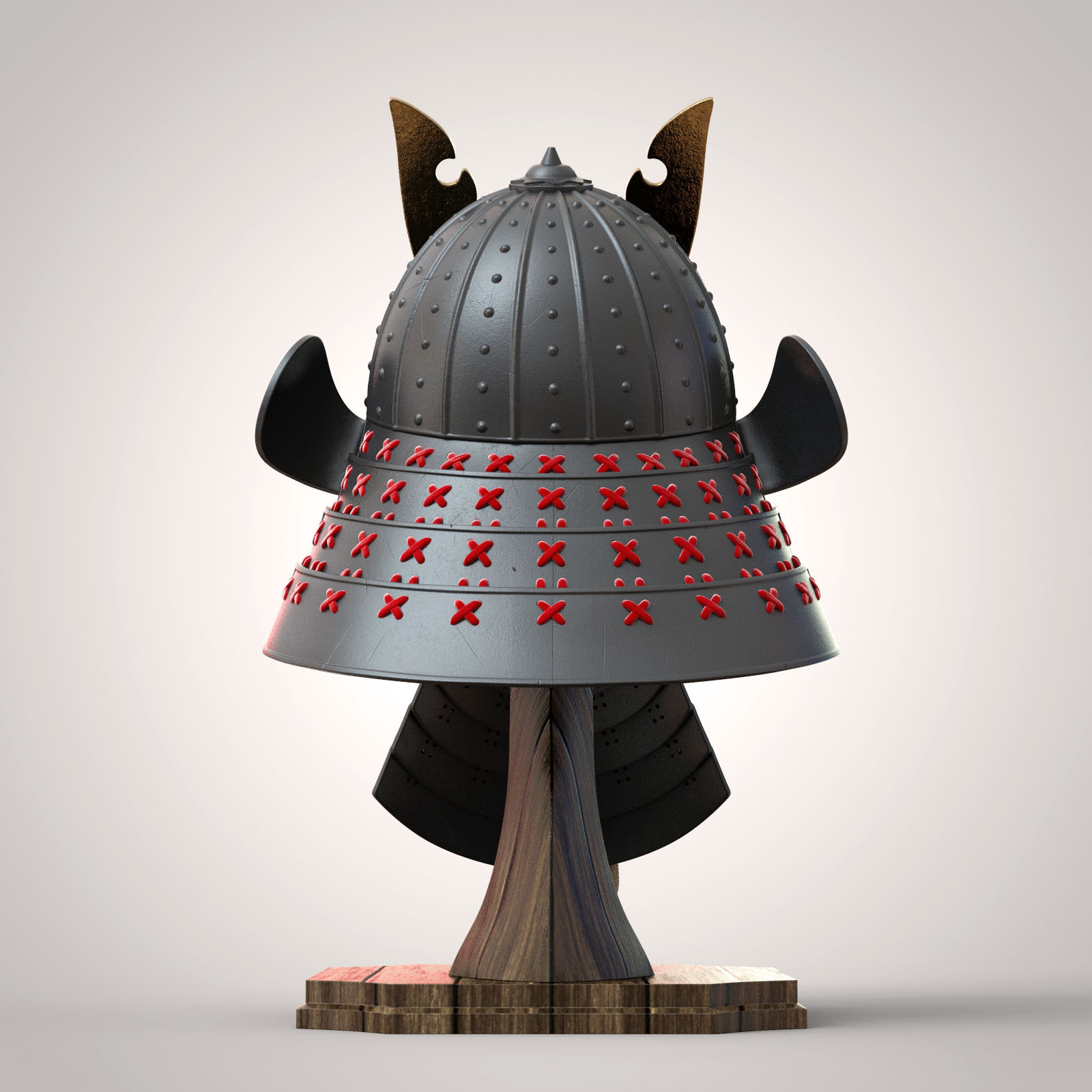 STL file Samurai Kabuto Helmet Japanese Warior 3D print model 🗡️・3D ...