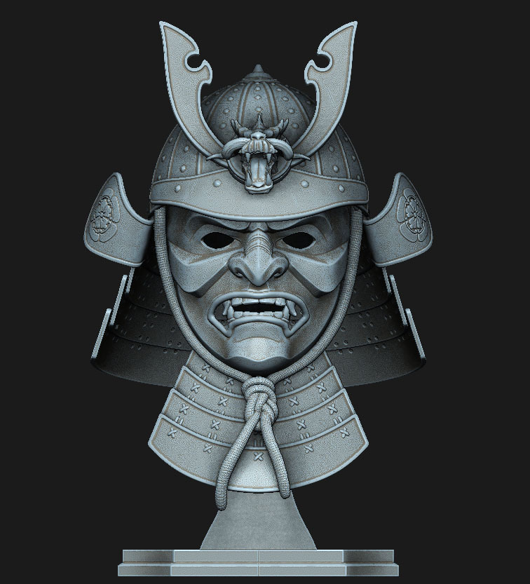 STL file Samurai Kabuto Helmet Japanese Warior 3D print model 🗡️・3D ...