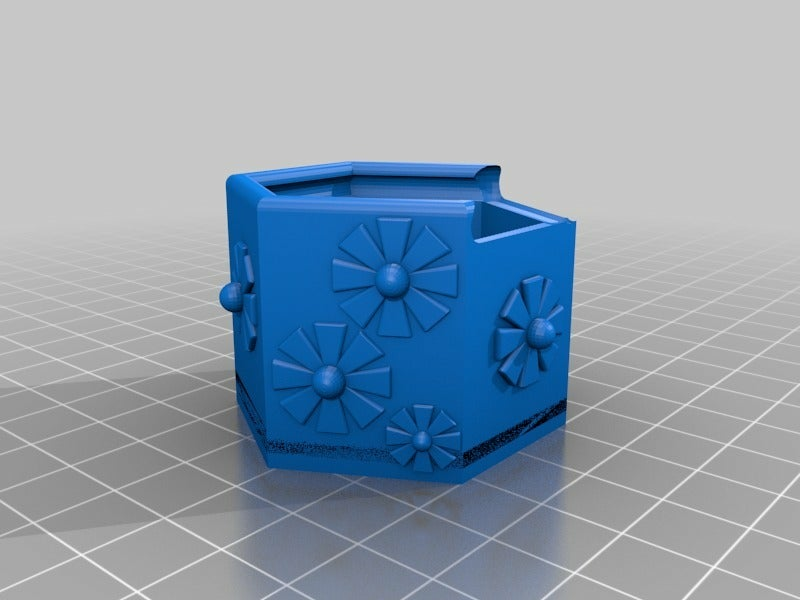 STL file flower box・3D print design to download・Cults