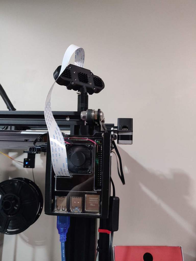 Free STL file Ender 5 Plus - Raspberry Pi Mount for Smraza Acrylic Case ...