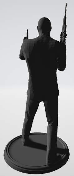 STL file HITMAN ( you worth a bullet )・3D print model to download・Cults