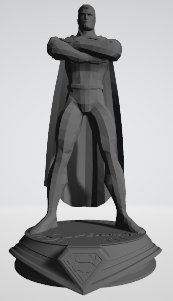 STL file Superman・3D printer model to download・Cults