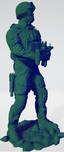 STL file Special Force Soldier 🫡・Template to download and 3D print・Cults