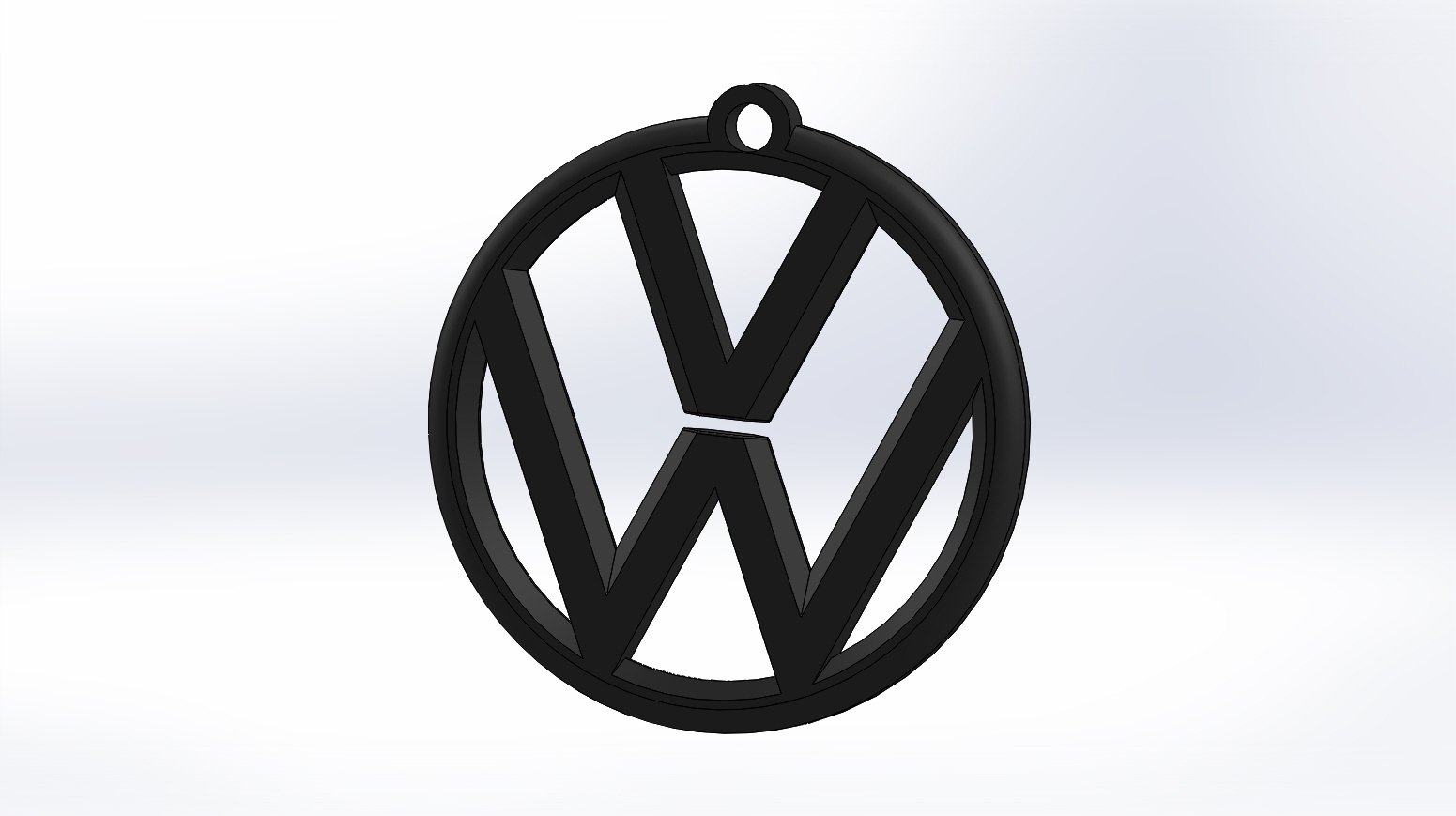 STL file volkswagen logo・3D printable model to download・Cults