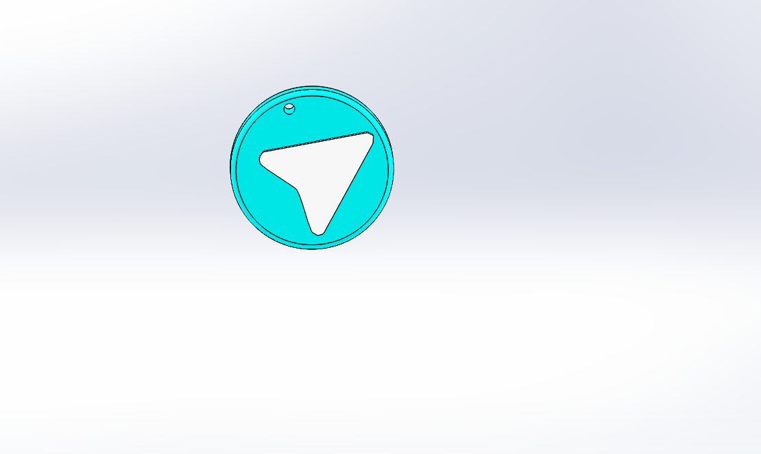 STL-Datei Telegram logo 🔑・3D-druckbare Vorlage zum herunterladen・Cults