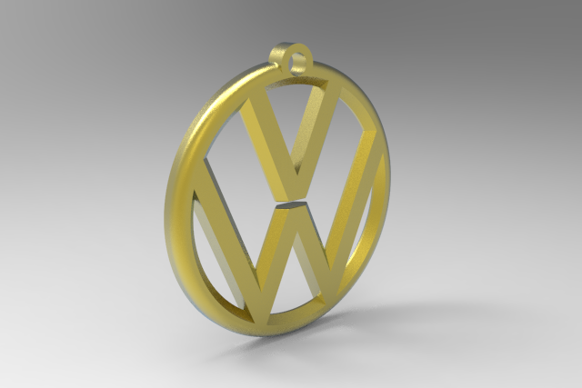 Archivo STL logo de volkswagen・Modelo para descargar y imprimir en 3D・Cults
