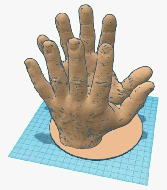 Free STL file Hands as Phone Holder 🤲・3D printable model to download・Cults