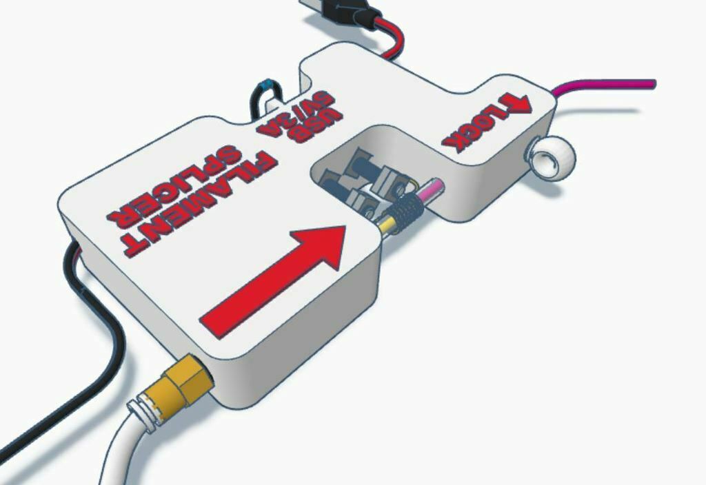 Free 3D file AUTO FILAMENT SPLICER (AFS V1) USING YOUR 3D BOWDEN ...