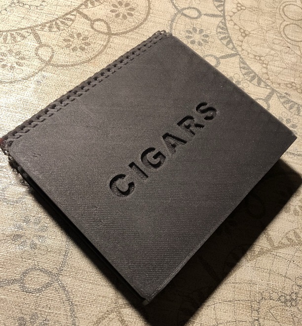 Free STL file Print-in-place Cigars Box with fabric hinge cover and ...