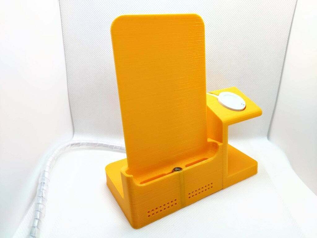 Free STL file Magnetic phone and watch charging stand・Design to ...