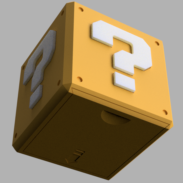 Fichier 3D gratuit Mario point d'interrogation tirelire 🧰・Objet ...