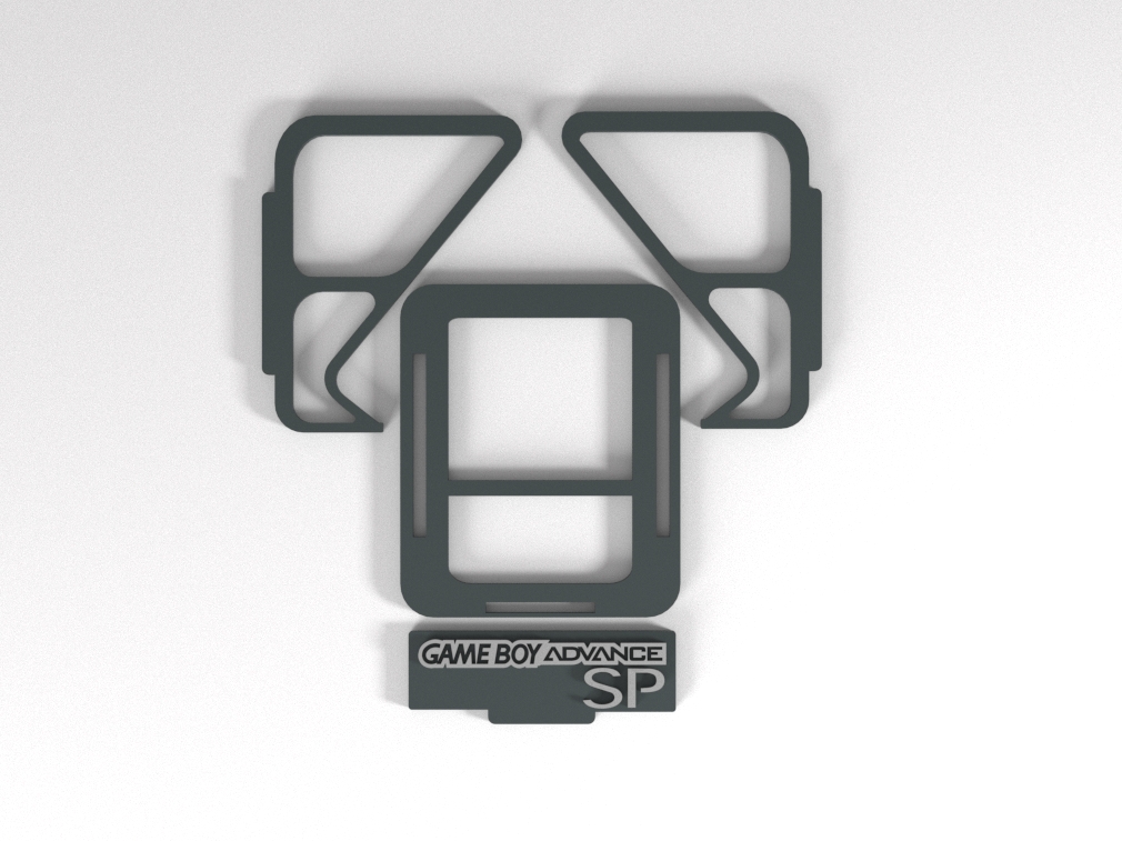 STL file Stand GBA SP for collectors・3D printer design to download・Cults
