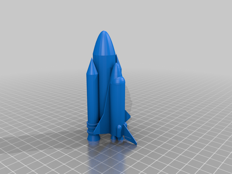 Free 3D file Space Shuttle w/ Boosters (single print - paint advised ...