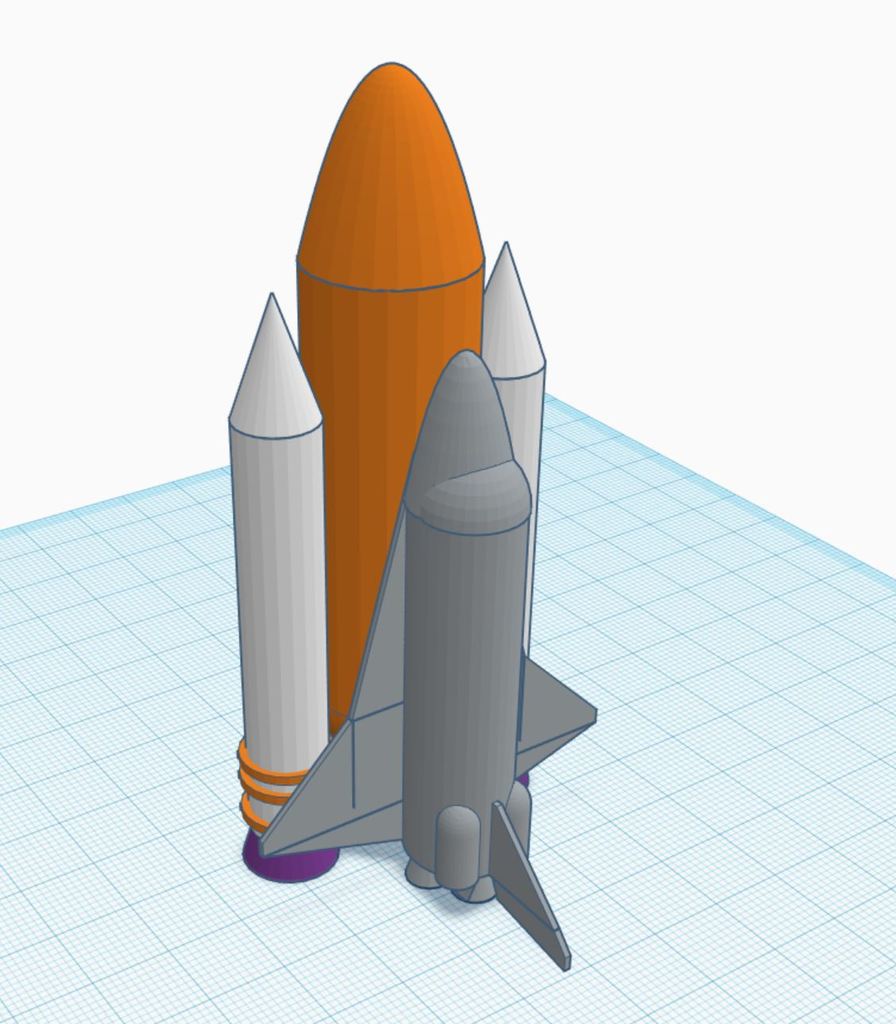 Free 3D file Space Shuttle w/ Boosters (single print - paint advised ...