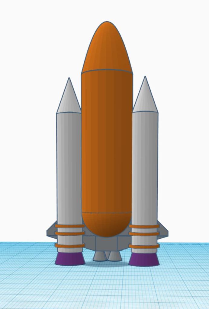 Free 3D file Space Shuttle w/ Boosters (single print - paint advised ...