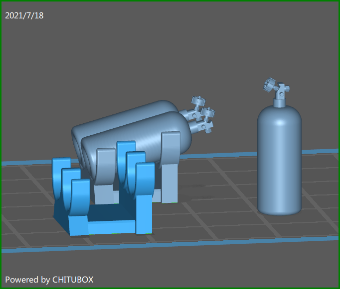 STL file 1/24 nitrous bottles・Model to download and 3D print・Cults