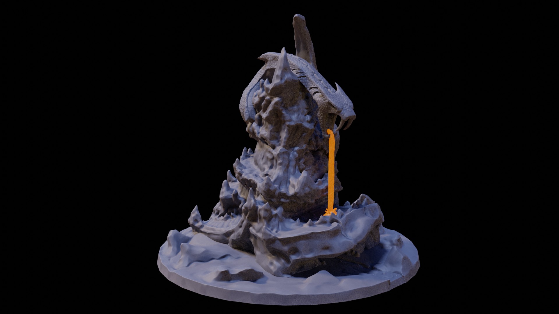 Free STL file High Temple of the Molten Snake・3D printable model to ...