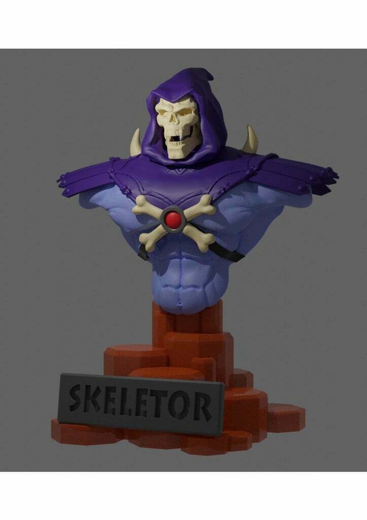 Free STL file MOTU Skeletor Mini-Bust・Template to download and 3D print ...