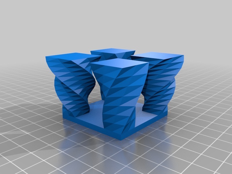 Free STL file Twisty Table・3D print model to download・Cults